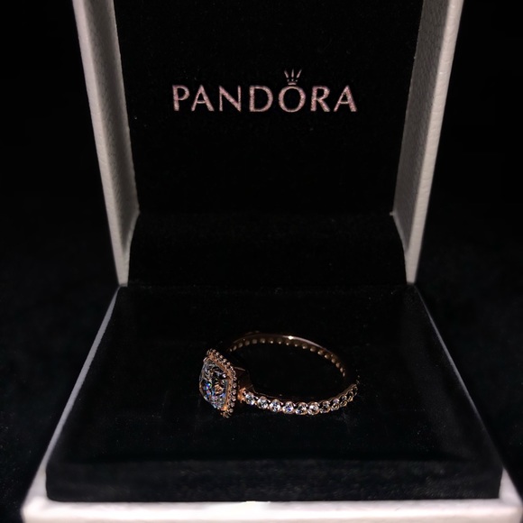Pandora | Jewelry | Pandora Ring Size 8 Rose Gold Timeless Elegance ...